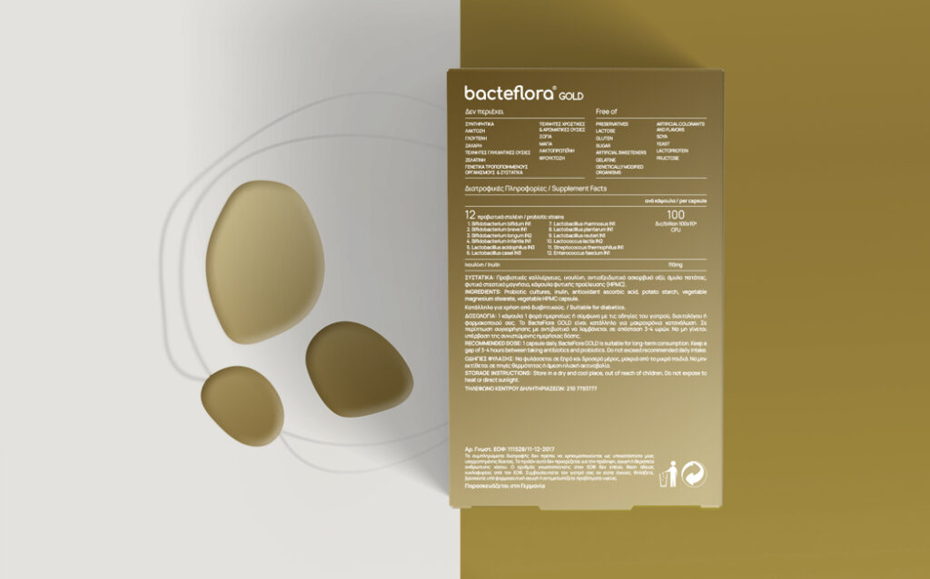 bacteflora® GOLD με Μικροβιοτικά & Ινουλίνη