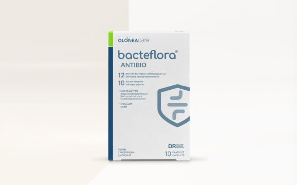 bacteflora® ANTIBIO με Προβιοτικά, Πρεβιοτικά & Μεταβιοτικά